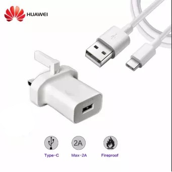 HUAWEI FAST CHARGE ADAPTER WITH TYPE-C DATA CABLE (9V/2A) | Shopee Malaysia