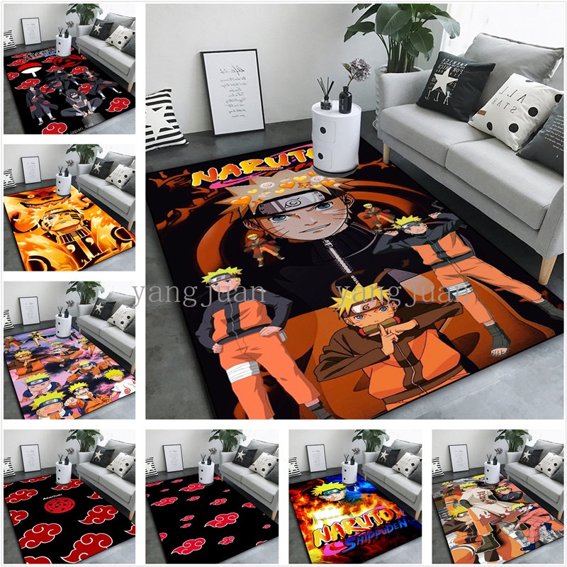 Naruto Cartoon Anime Carpet Living Room Sofa Coffee Table Floor Mat ...