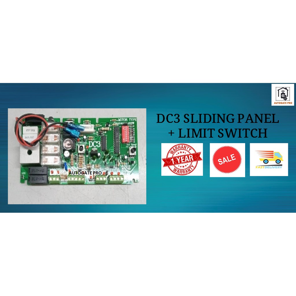 AUTOGATE DC 3 SLIDING PANEL | Shopee Malaysia