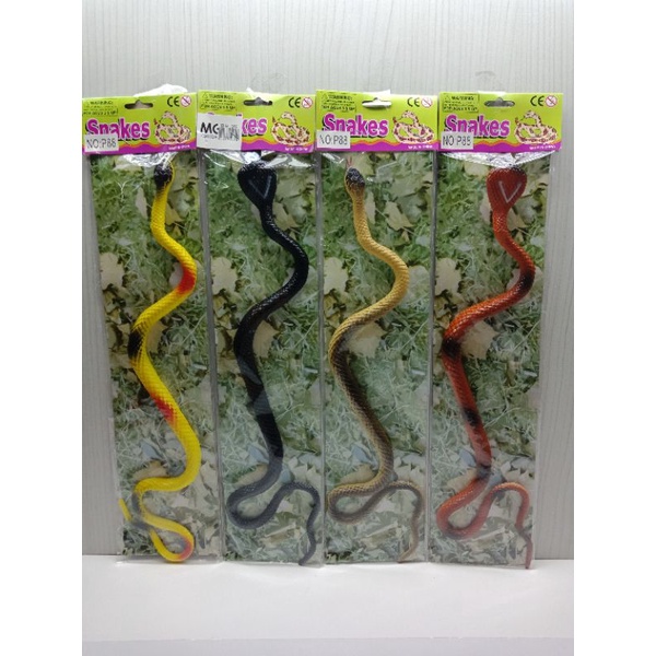 Rubber snake toys mainan ular palsu | Shopee Malaysia