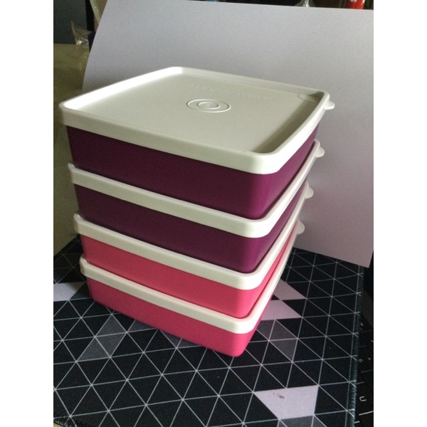 Square Away 400 ml Tupperware (2 pcs ) | Shopee Malaysia