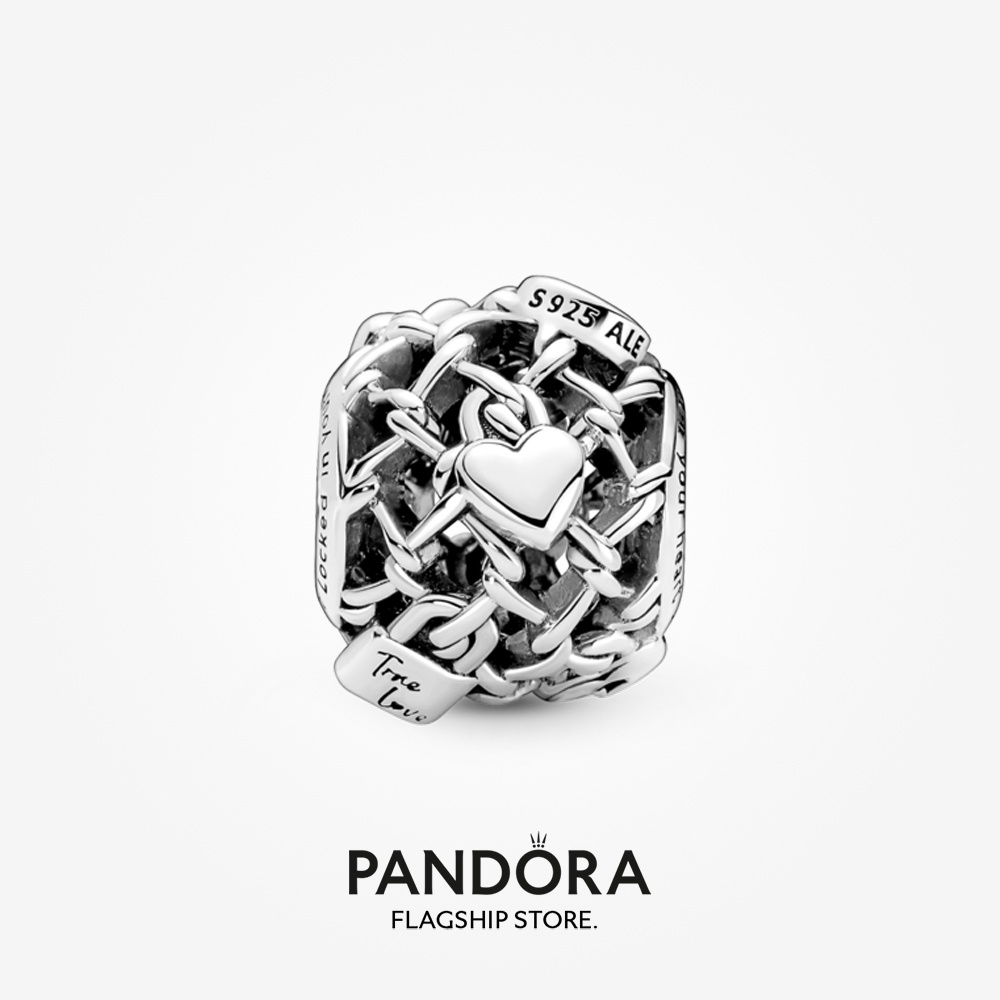 Pandora Openwork Chain Link Padlock Charm | Shopee Malaysia