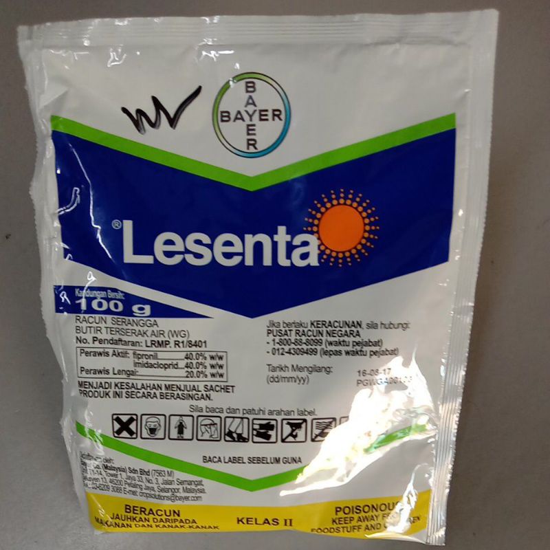100G LESENTA BAYER / Pianggang / Ulat Gulung Daun / Bena Perang ...