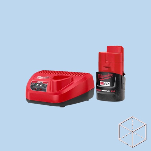 Milwaukee M12 Battery and Charger (Starter Kit | 12 Volt 2.0 Ah | 3.0 ...