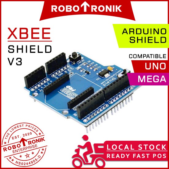 Xbee Shield V3 - Arduino UNO MEGA Compatible | Shopee Malaysia