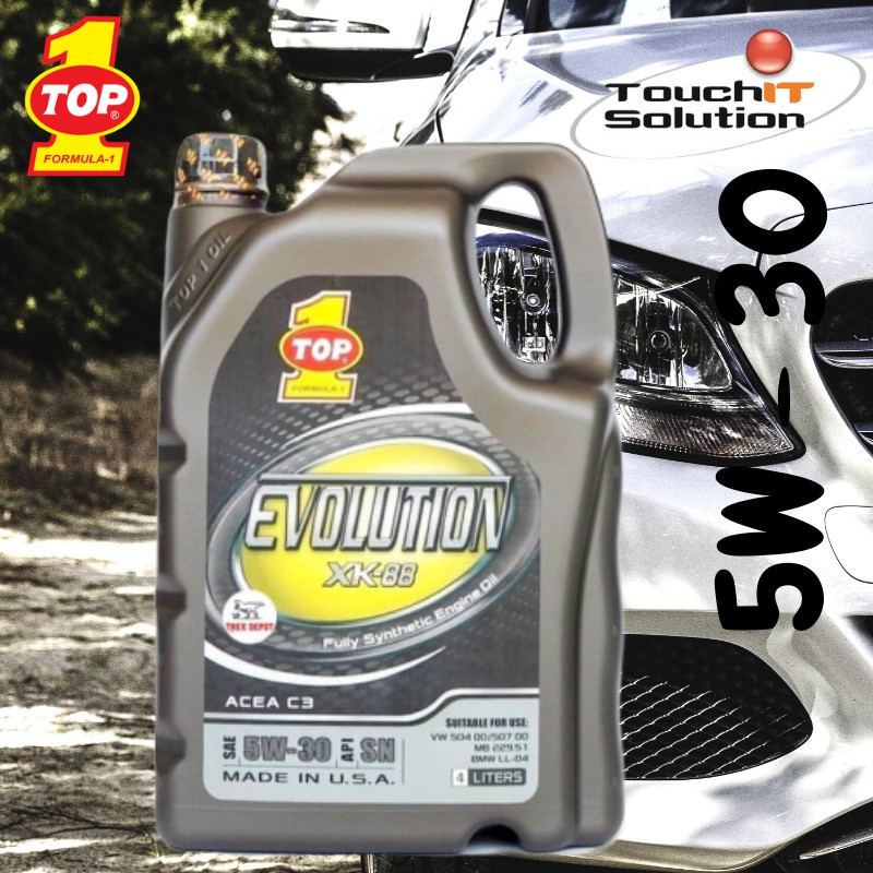 TOP 1 XK-88 EVOLUTION Fully Synthetic 18294 engine OIL HP PLUS 5W-30 4 ...