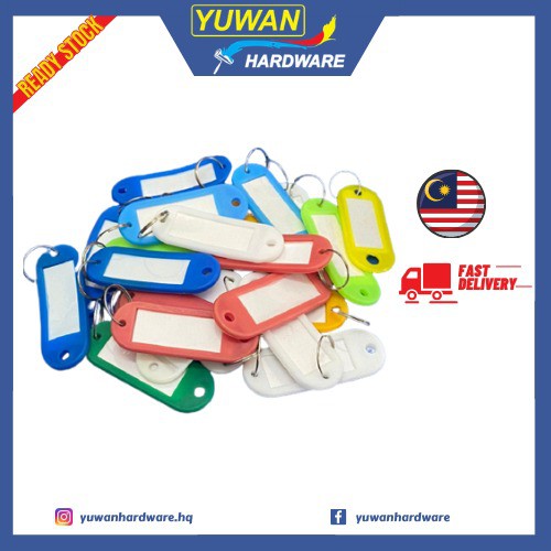 Tag kunci / Key tag / Key chain / Label Nama / Label Alamat Pelbagai ...