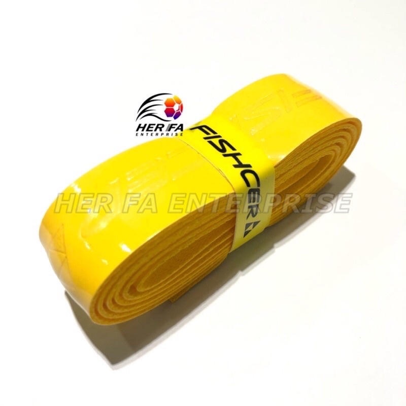 FISCHER Badminton PP Grip 100%ORIGINAL High Quality (8 Colour) PU Grip ...