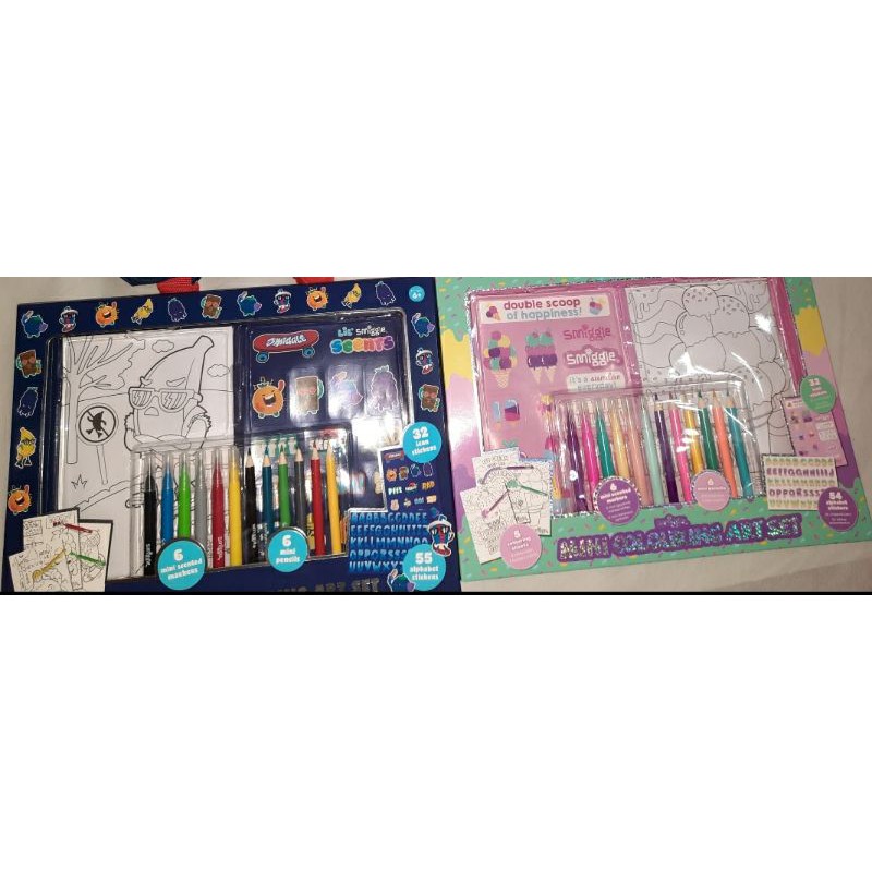 Smiggle Mini Coloring Art Set | Shopee Malaysia