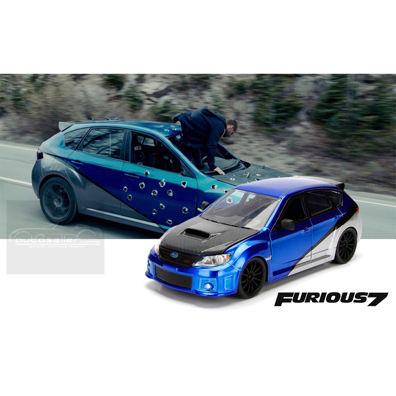 FAST & FURIOUS MOVIE CAR - BRIAN's 2012 SUBARU IMPREZA WRX STi 1:24 DIECAST MODEL CAR | Shopee ...