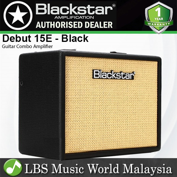 Blackstar Debut 15E 15 Watt 2x3 Inch Amp Practice Guitar Combo Amplifier with Effect (15 E ...
