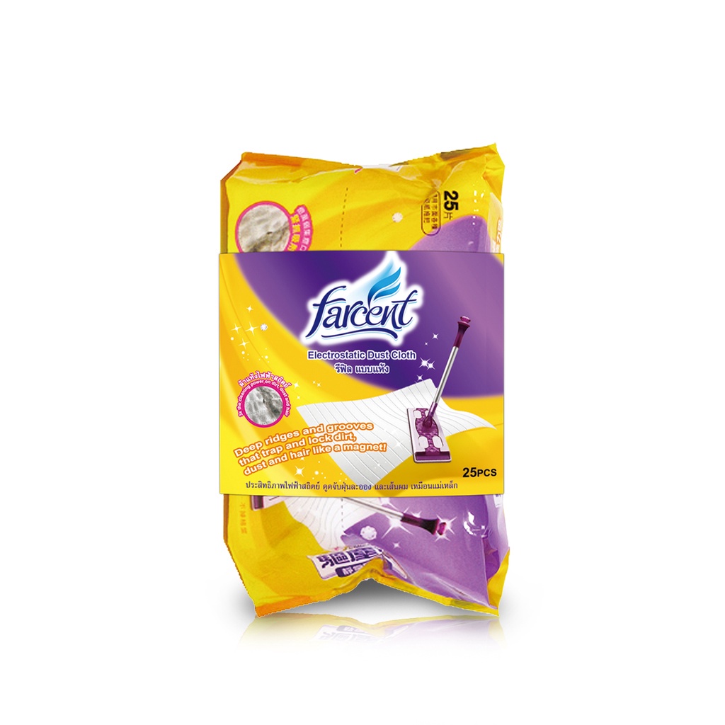 Farcent Antibacterial Magic Diamond Dry & Wet Mop/ Electrostatic Dust ...