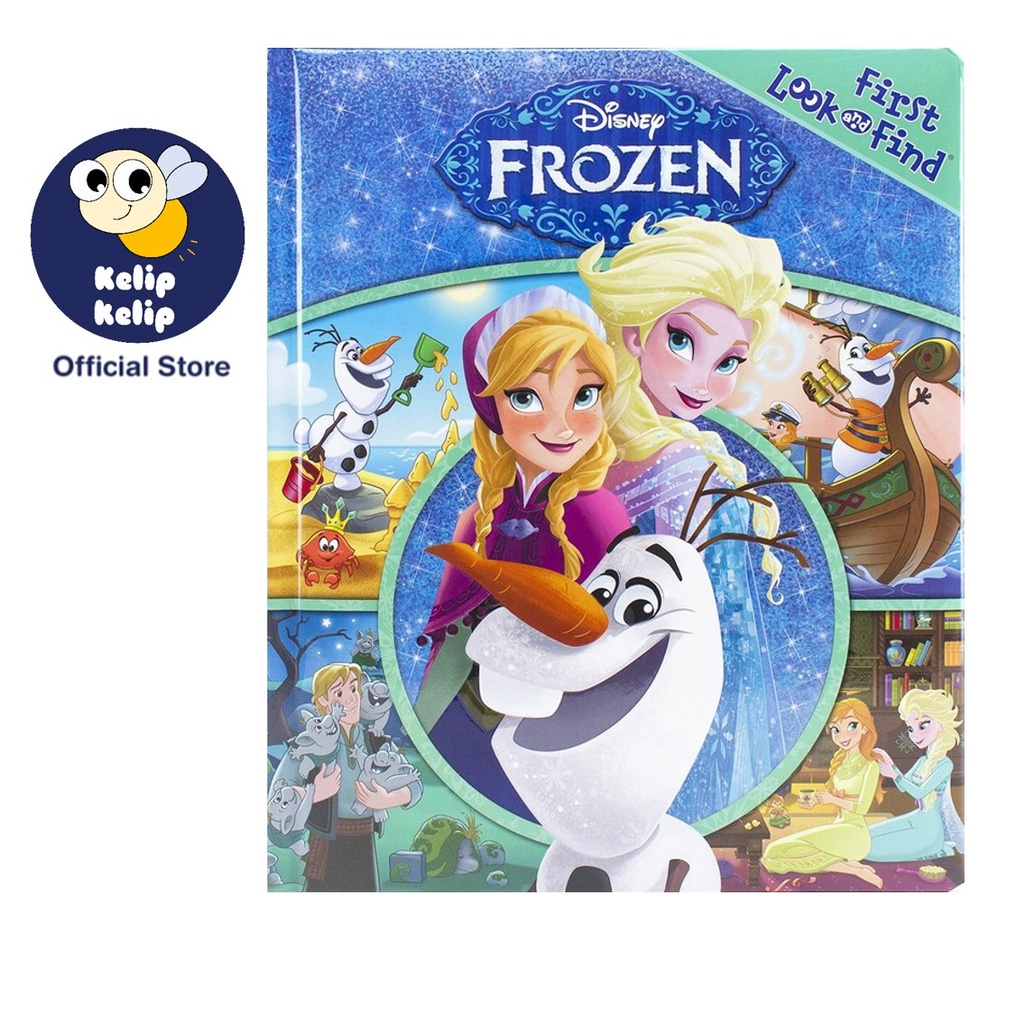 Disney Frozen My First Look & Find Book For Kids to Explore Pictures ...