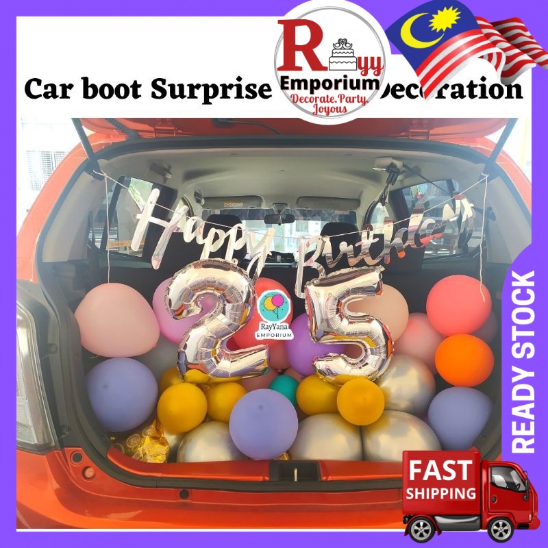 Car Boot's Surprise Party Decoration | Surprise birthday kit | Car ...