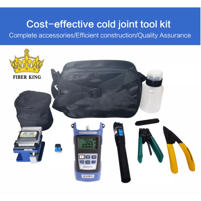 FIBER KING FTTH Fiber Optic Tools Kit with Fibra Optica Power Meter ...