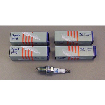 SPARK PLUG SET (4PC) YURA ELR9ISP8+ GENUINE PART (ORIGINAL) HYUNDAI ...