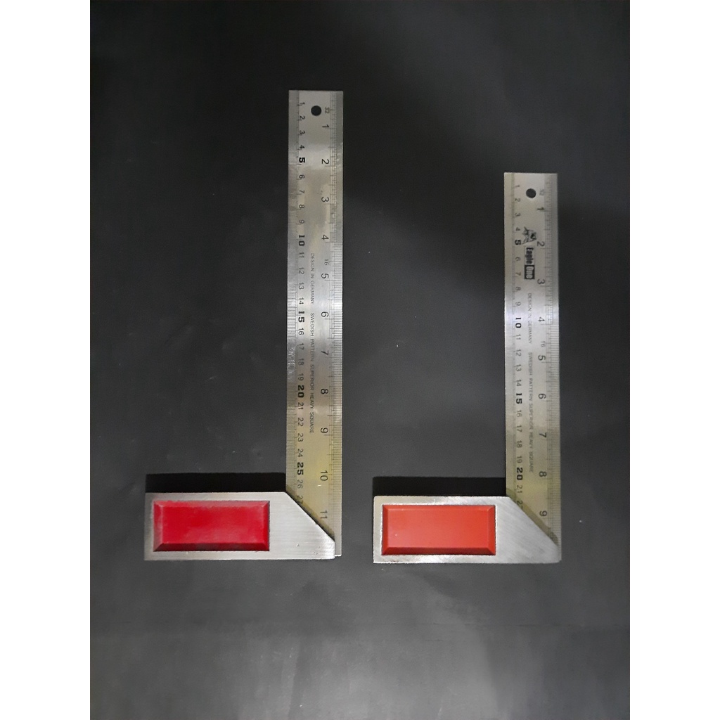 Stainless Steel Try Square Ruler/ Angle Ruler/ L Shape Ruler/ Pembaris ...