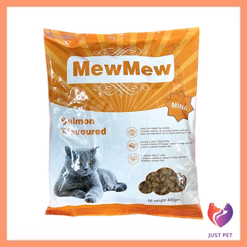 Mew Mew salmon cat food 400g | Shopee Malaysia