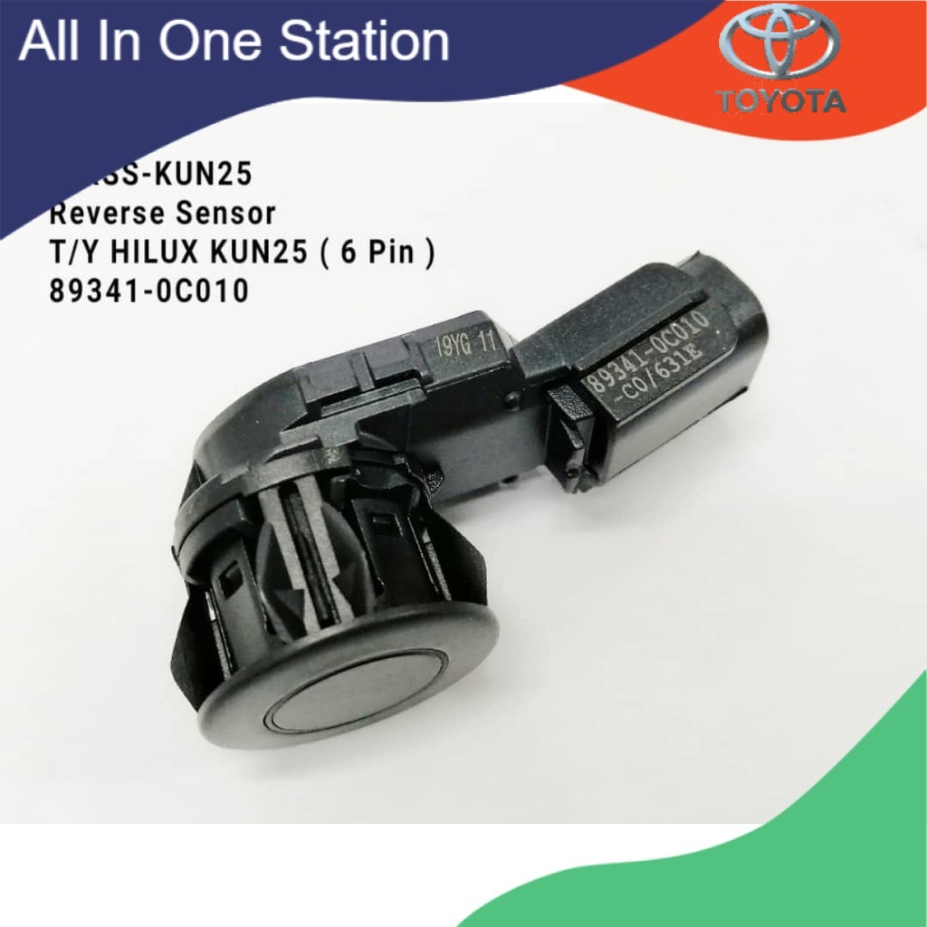 Parking Bumper Reverse Sensor for Toyota HILUX KUN25 6PIN 89341-0C010 ...