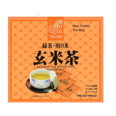 (PROMOTION!!) OSK Japanese Tea Mixed with Roasted Rice 50's - Genmaicha | Shopee Malaysia