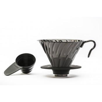 Hario V60 Metal Dripper with Silicone Base (Black VDM-02BC) | Shopee ...