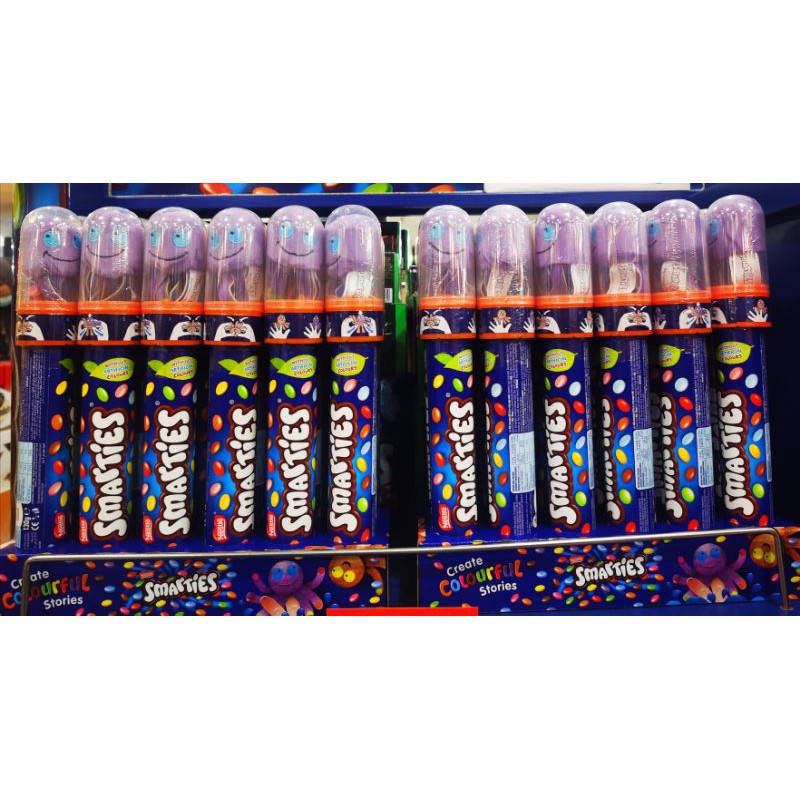 Nestle Smarties Tube Puppet Topper 130g (Purple / Brown) | Shopee Malaysia