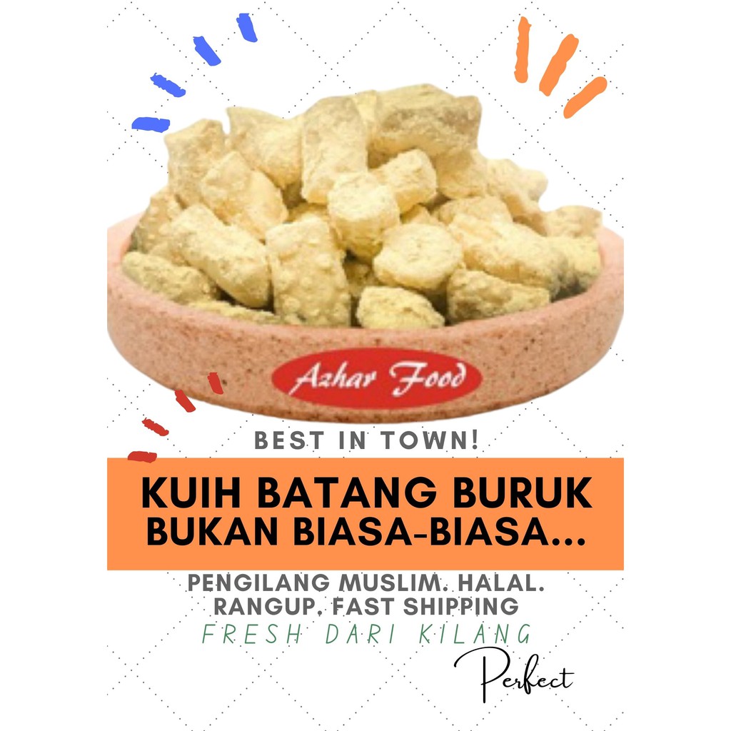 (Ready Stock)Kuih Batang Buruk/Kayu Buruk PREMIUM QUALITY/Gred B ...