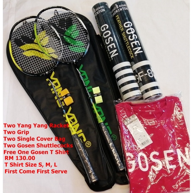 Yang Yang (Young) Yonex, Free String Free GripT joint Racket | Shopee ...
