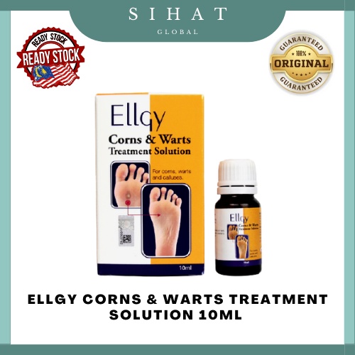 Ellgy Corns & Warts Treatment Solution 10ml EXP 8/2024 | Shopee Malaysia