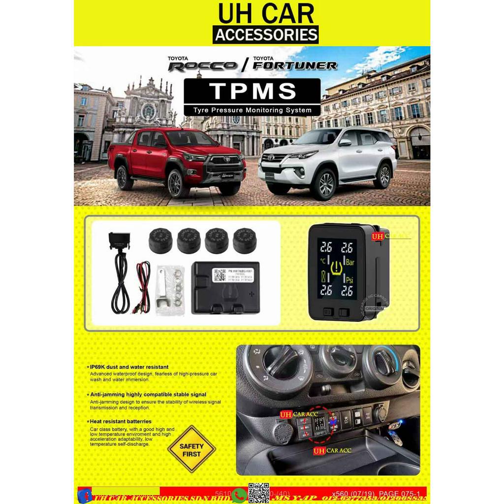 TOYOTA HILUX ROCCO FOTUNER TIRE PRESSURE MONOTORING SYSTEM TPMS WITH ...