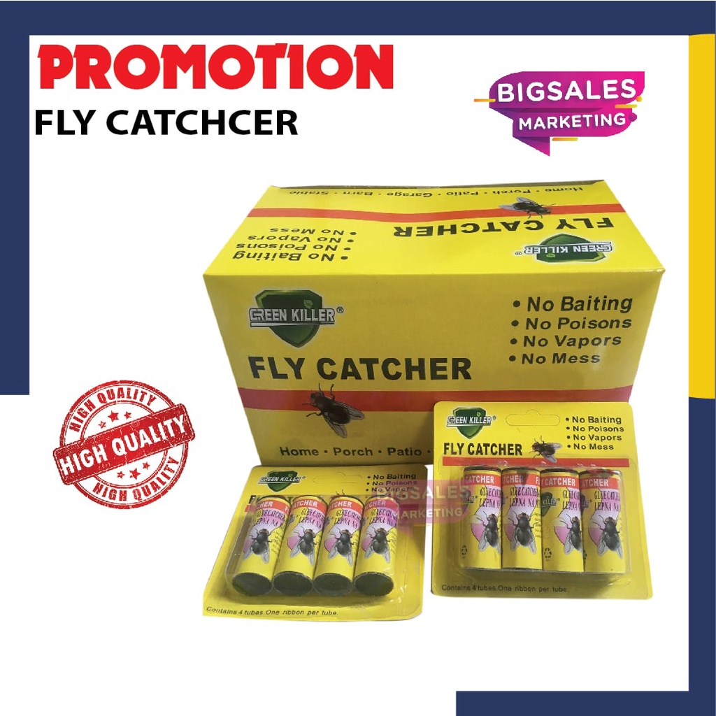 1 Pkt (4 Roll) BIGSALES Sticky Glue Insects Fly Flies Catcher Trap For ...