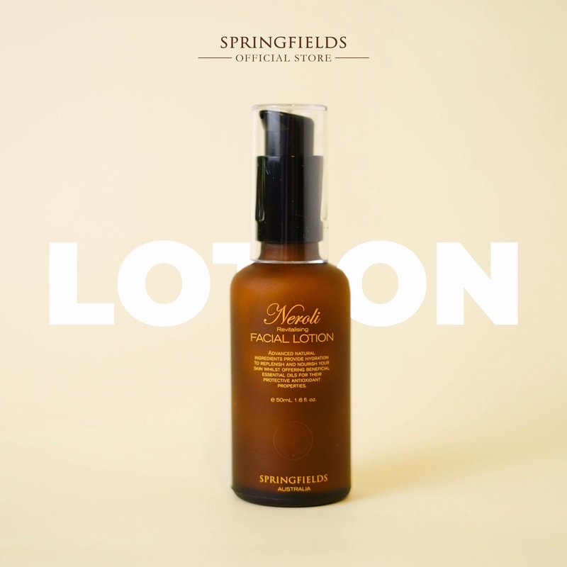 Springfields Neroli Revitalising Facial Lotion/Moisturiser (Brightening ...