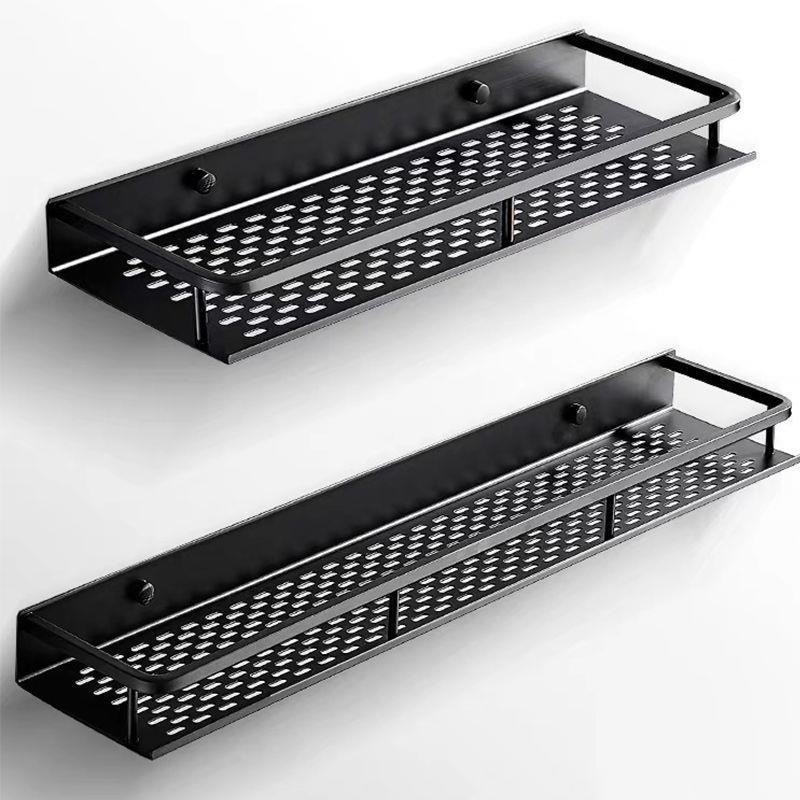 Free-punch Wall Shelf Storage Shelf Wall Storage Kitchen Rack Bathroom ...