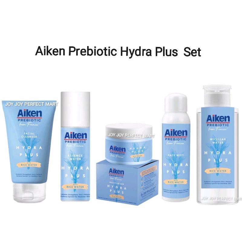 Aiken Prebiotic Hydra Plus ( Facial Cleanser / Essence/ Moisturiser ...