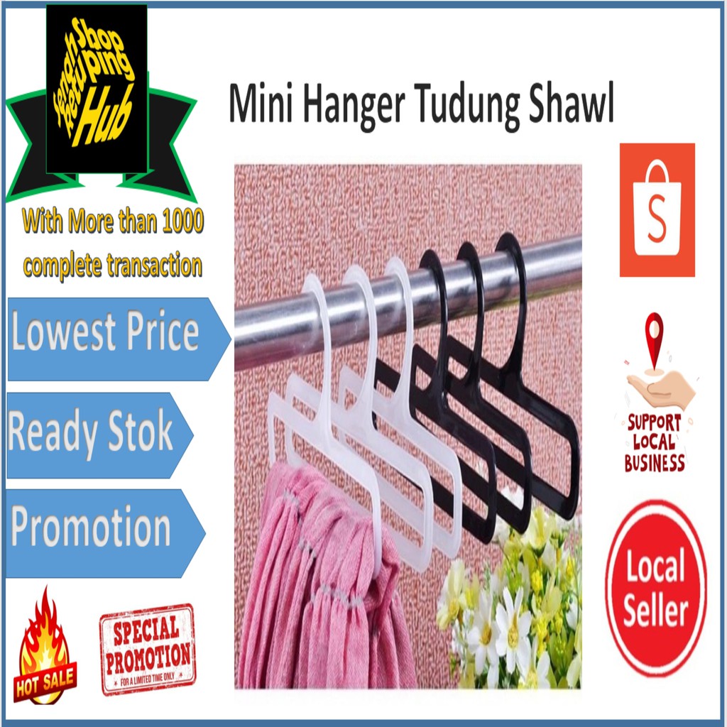 🎉Ready stock 🎉 Mini Hanger Tudung Shawl/Penyangkut Tudung/Rak Tudung ...