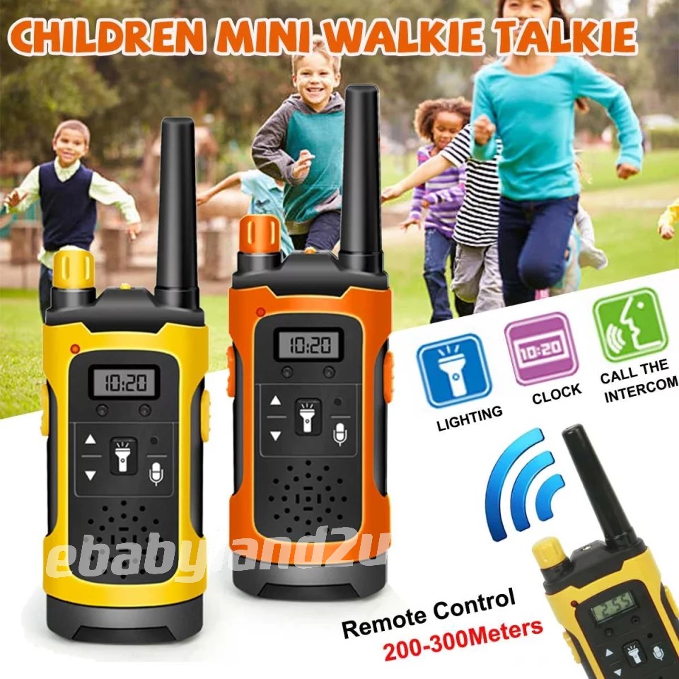 Kids Toys 2pcs Wiresless Walkie Talkie Toys Intercom Kids Electronic ...