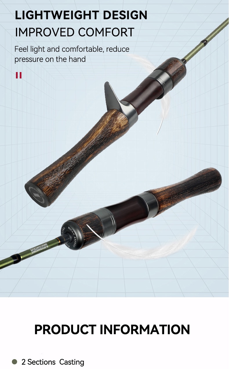 Kingdom Stream King Carbon Spinning Fishing Rods (1.45m/1.65m) | Shopee ...