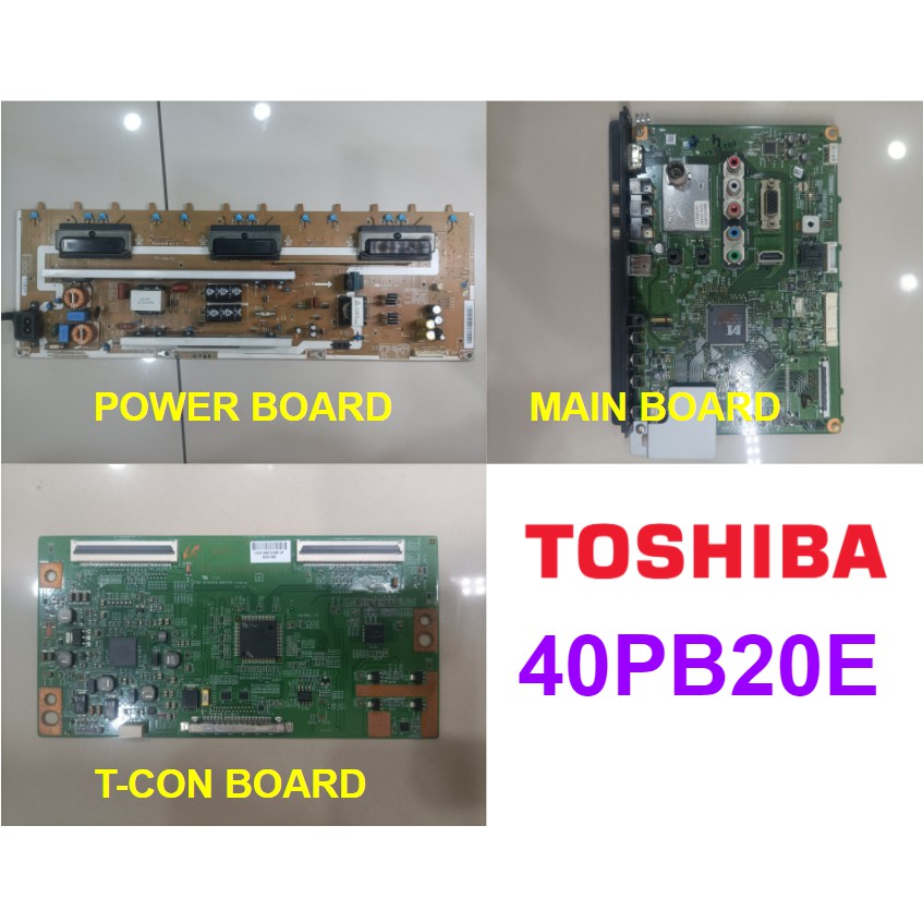 TOSHIBA LCD 40'' TV 40PB20E Power Board V71A0025300 PSIV201141A / Main ...