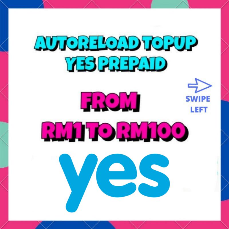 💥[🛍️ INSTANT TOPUP]💥 AUTORELOAD TOPUP YES PREPAID | Shopee Malaysia