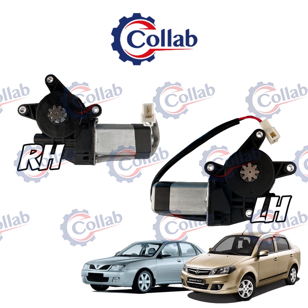 Collab Proton Saga Waja Power Window Motor 8 Gear Front Rear RH LH Car ...