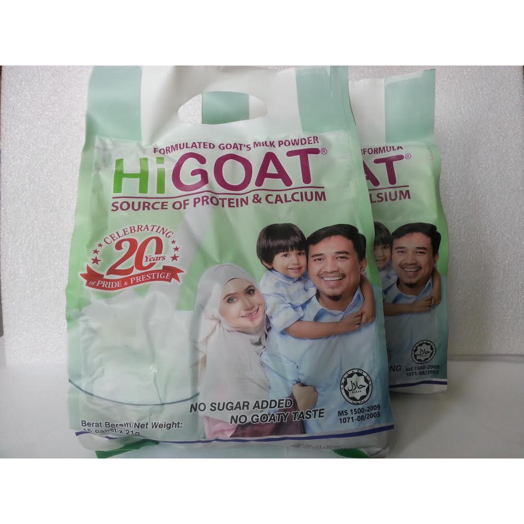 HR Hi Goat Goat's Milk Powder 21g x 15s (Twin Packs) | Shopee Malaysia