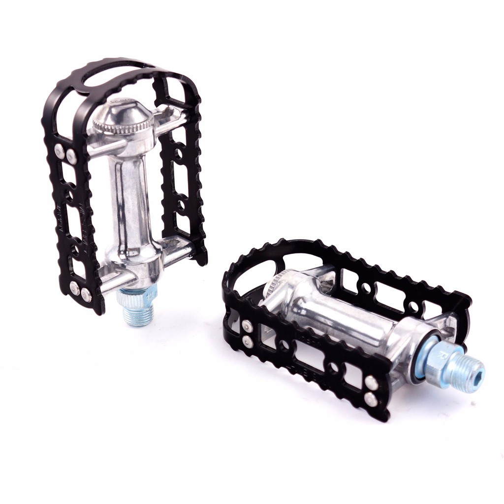 Made in Japan MKS Classic Retro Aluminum Alloy Mountain Bike Road Bike Bike Black Pedal BM-7 9/ ...