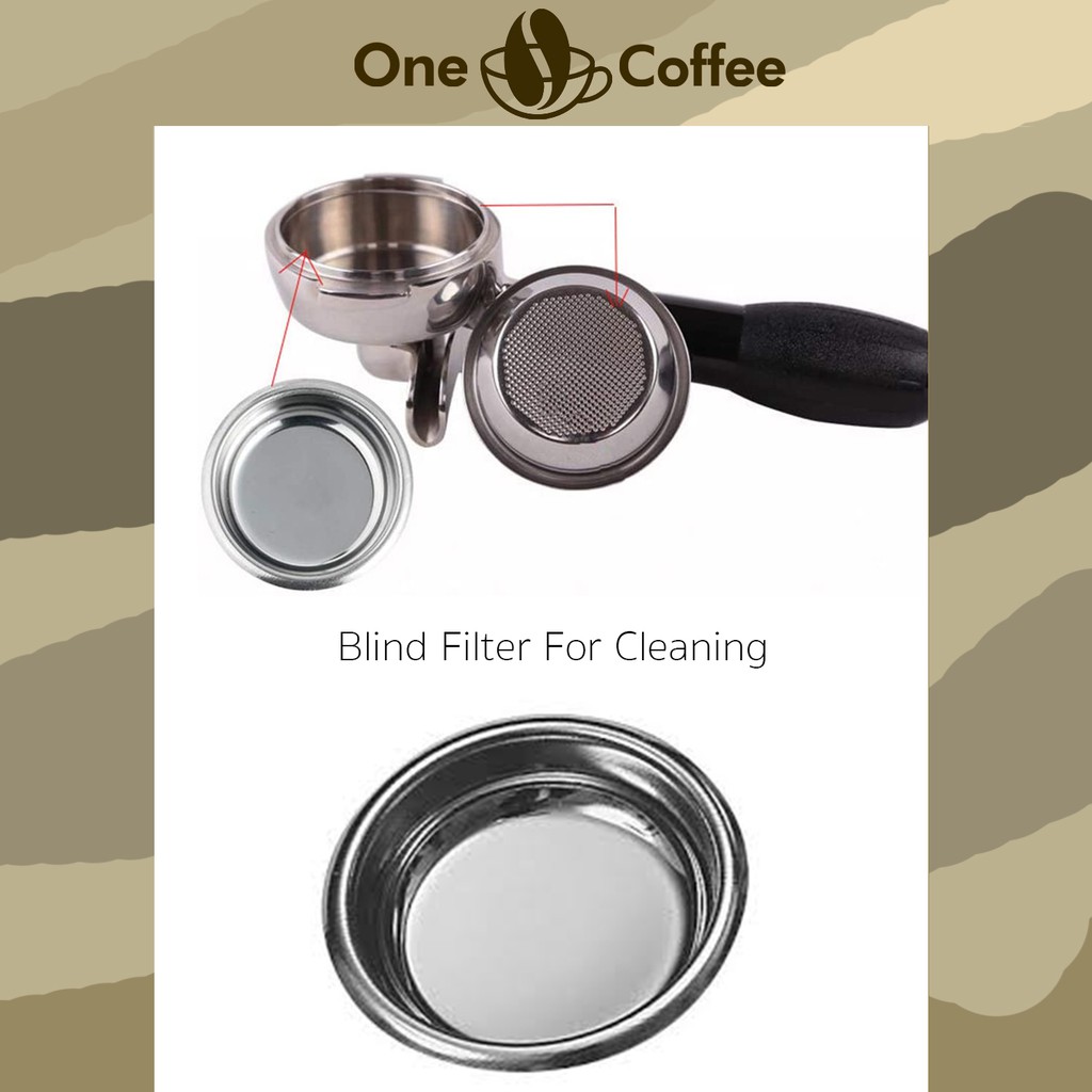 58mm Blind Filter For Cleaning | Espresso Machines Cleaning | Stainless ...