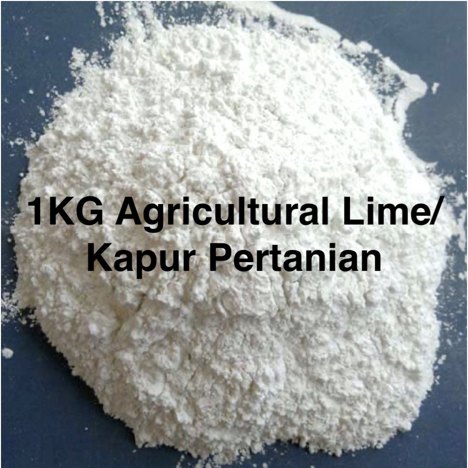 1KG Agricultural Lime Kapur Pertanian / Hydrated Lime Calcium Hydroxide ...