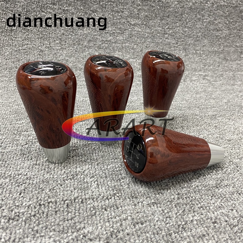 # Universal 5 Speed Gear Stick Wooden Look Shift Knob Anti Slip Manual ...