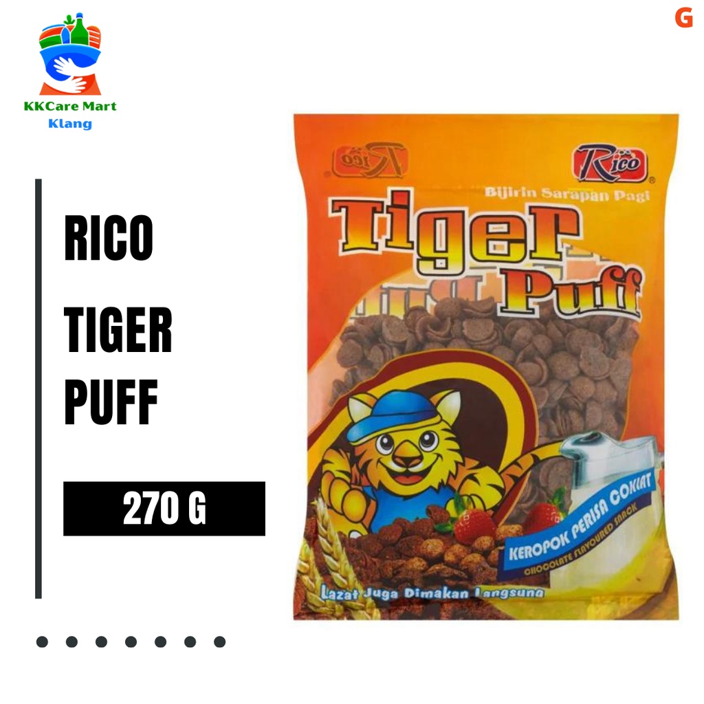 Rico - Tiger Puff Cereal 270g | Shopee Malaysia