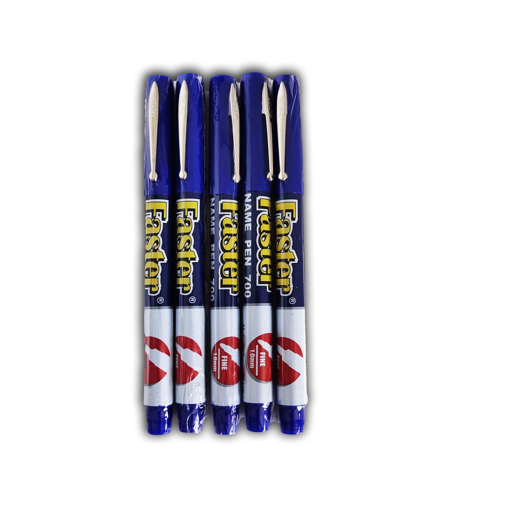 Faster Name Pen 700 (BLUE-10 Pcs) | Shopee Malaysia