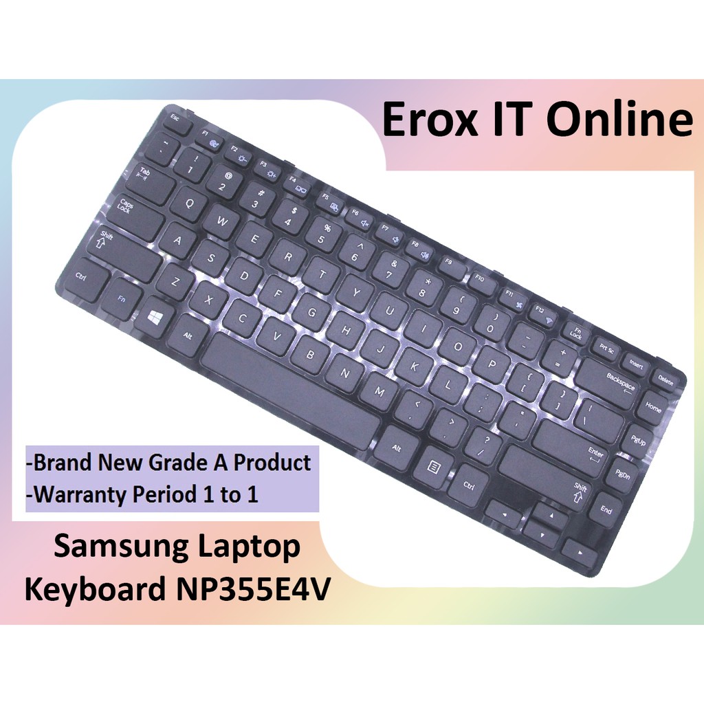 Laptop Replacement Keyboard Samsung NP300E4V NP355E4V NP350V4C NP355V4C ...
