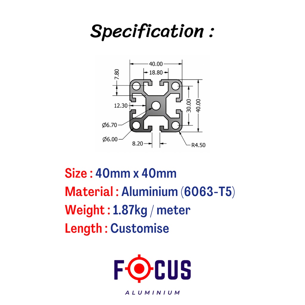 🇲🇾 4040 ALUMINIUM PROFILE 4040 HEAVY DUTY SIMULATOR RIG 40x40 ...