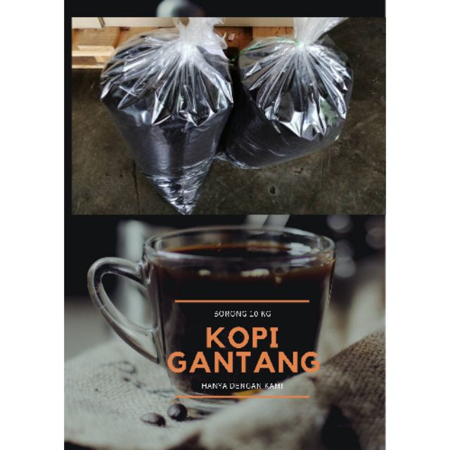 ORIGINAL Halal Wholesale Serbuk Kopi Cap Gantang 10KG (Kopi Timbang ...